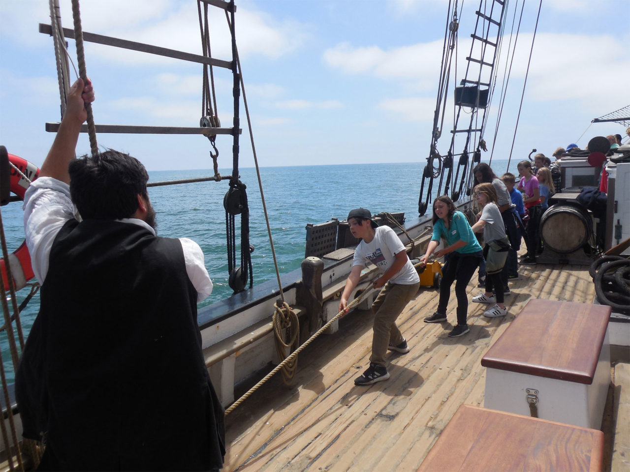 Revenue Cutter Sailing | OI Field Trips